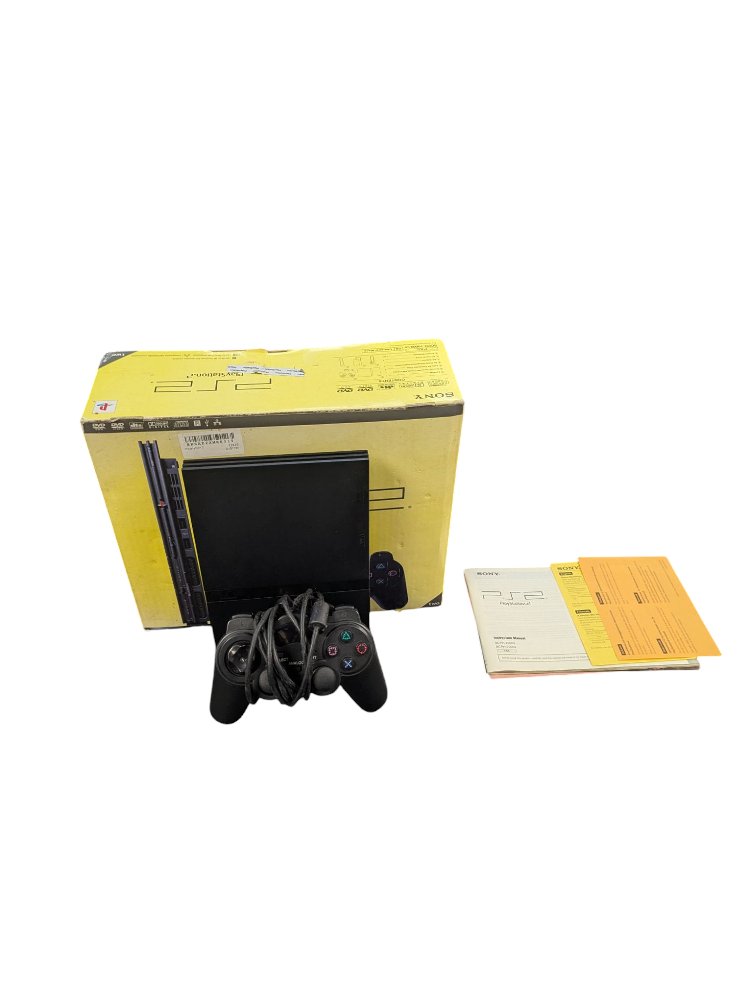 Used Sony PS2 Slim Black Playstation 2 Boxed - Own4Less